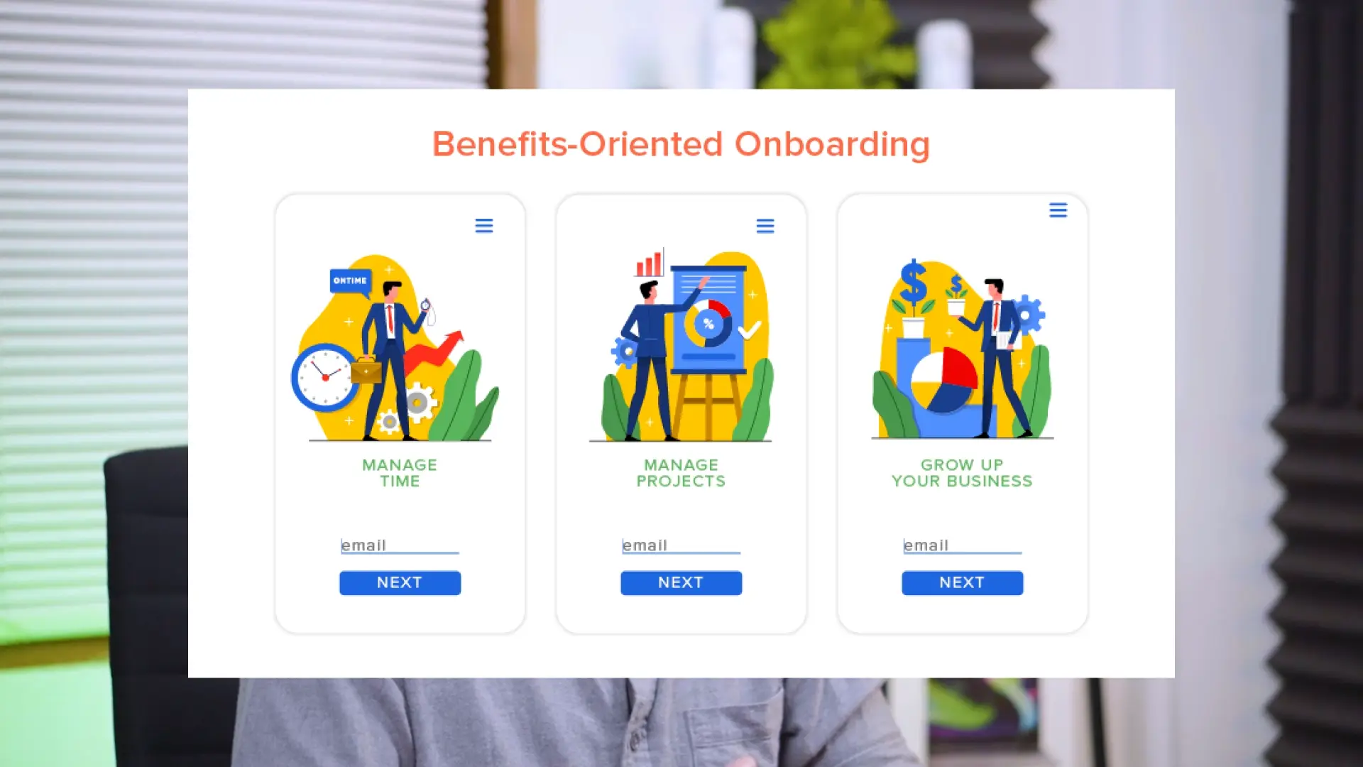 Menulis sesuai komponen UI