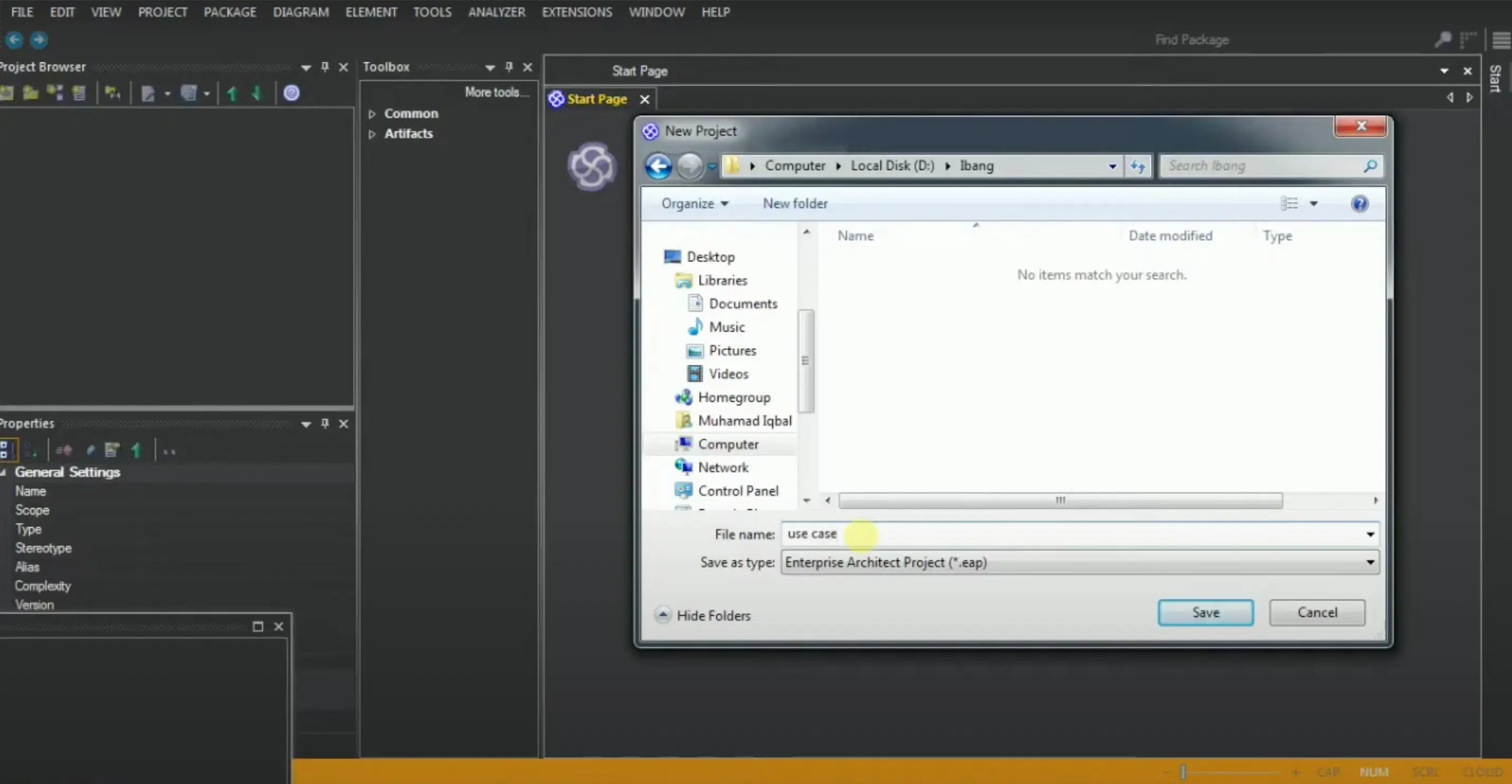 dibimbing.id - Cara Membuat Use Case Diagram dengan Enterprise Architect