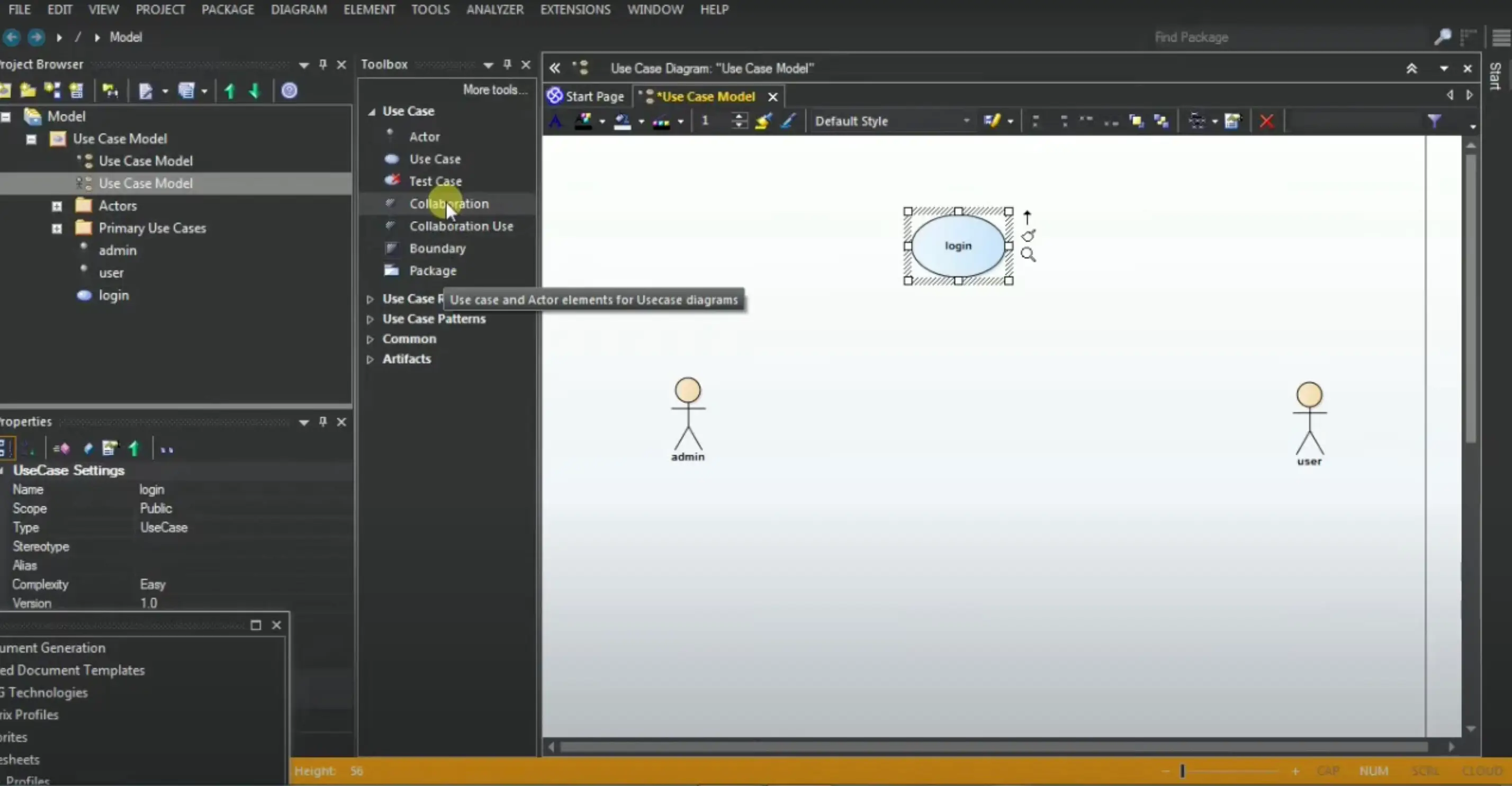 dibimbing.id - Cara Membuat Use Case Diagram dengan Enterprise Architect