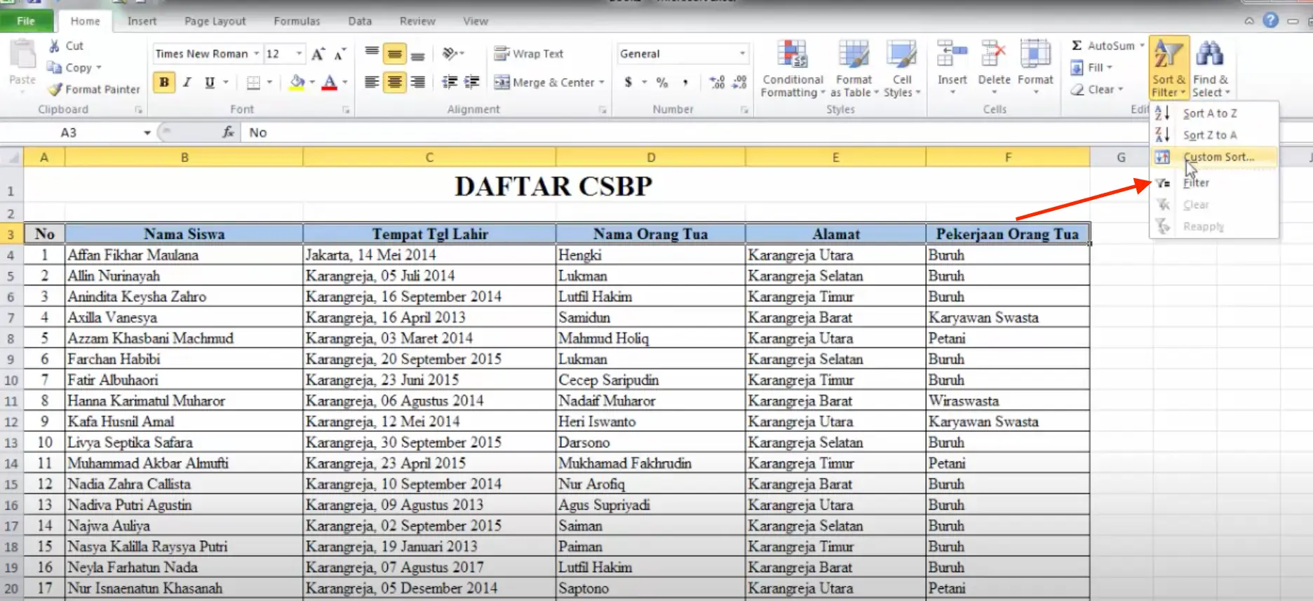 dibimbing.id - Mencari Data Nama di Excel : Cara Cepat & Mudah